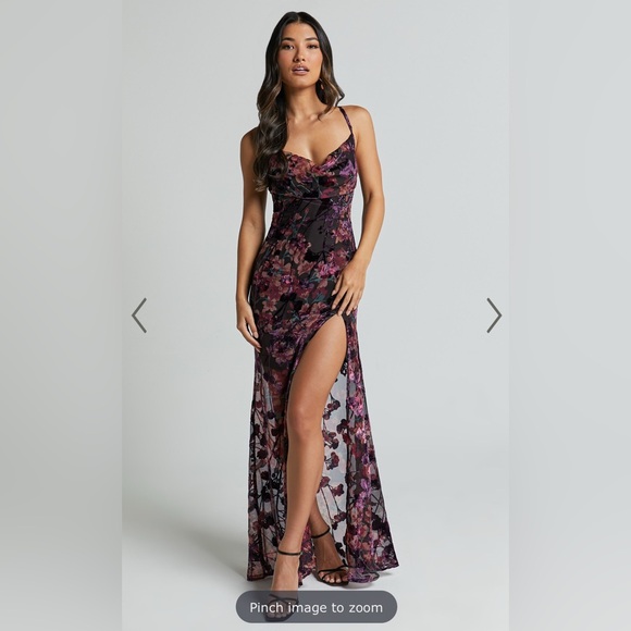 Showpo. | Dresses | Showpo Aletta Maxi Dress Cowl Cross Back Dress In ...